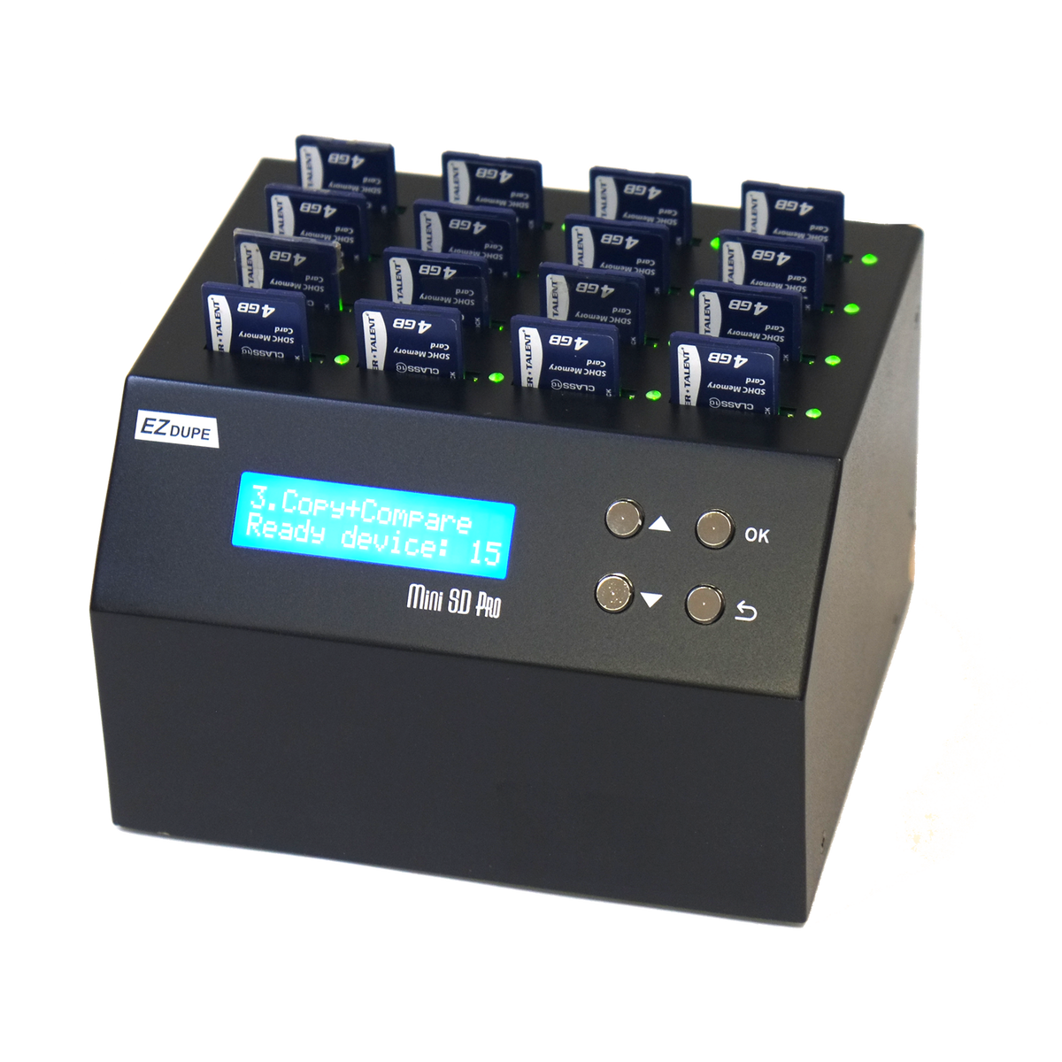 Ez Dupe 1 To 15 Sd Memory Cards Duplicator Mini Sd Pro Ez Dupe Inc